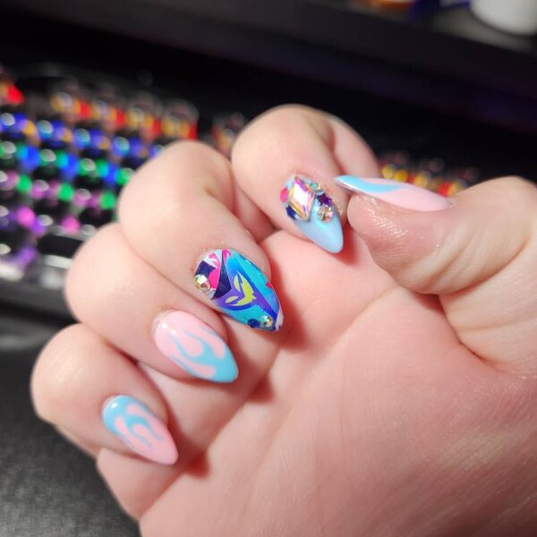 Starfall Acotar Inspired Press on Nail Set - Etsy Canada