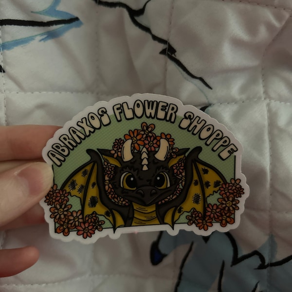 Throne of Glass Abraxos Flower Shoppe Manon Blackbeak Clear Vinyl ...