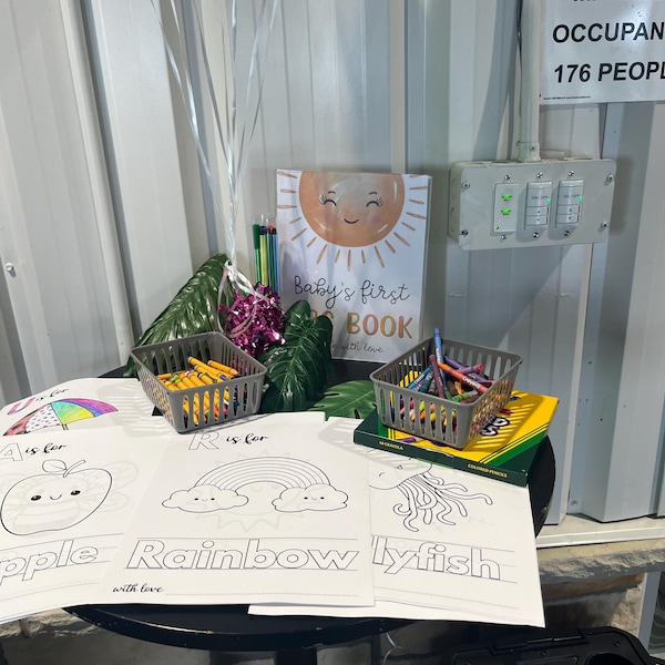 My Handprint Alphabet Book, Alphabet Handprint Art, Baby Toddler Child ...