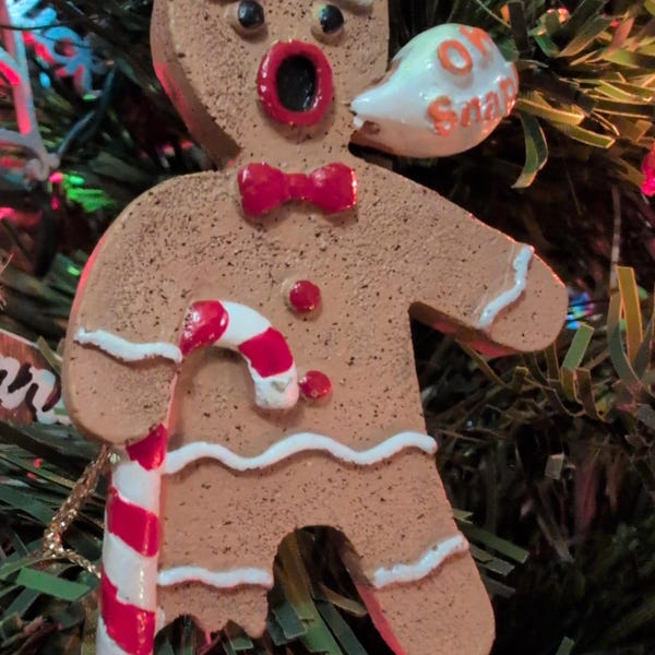 Gingerbread Man Zombie Monster Cookie Oh Snap! Broken Leg Ugly ...