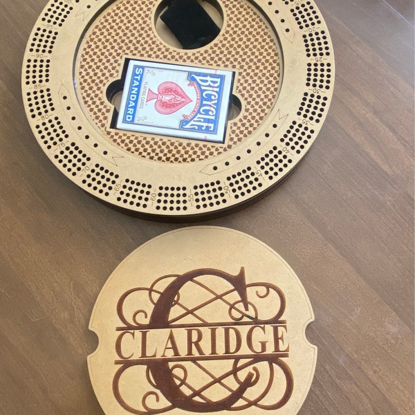 Cribbage Board, With Storage, Round, SVG, Laser Cutting File - Etsy