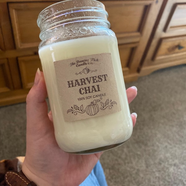 Fall Candle / Pure Soy / Autumn Candle / Fall Decor / Container Candle ...