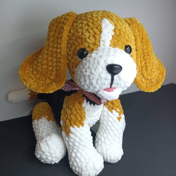 Crochet Beagle Dog Pattern, Stuffed Dog, Dog Toy, Plush Pattern ...