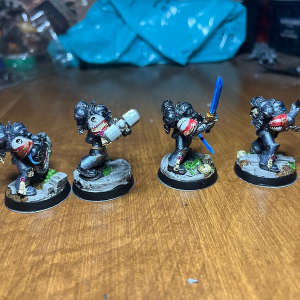 Daemon Hunter Knights Pre-cut Waterslide Transfer Decals Compatible ...