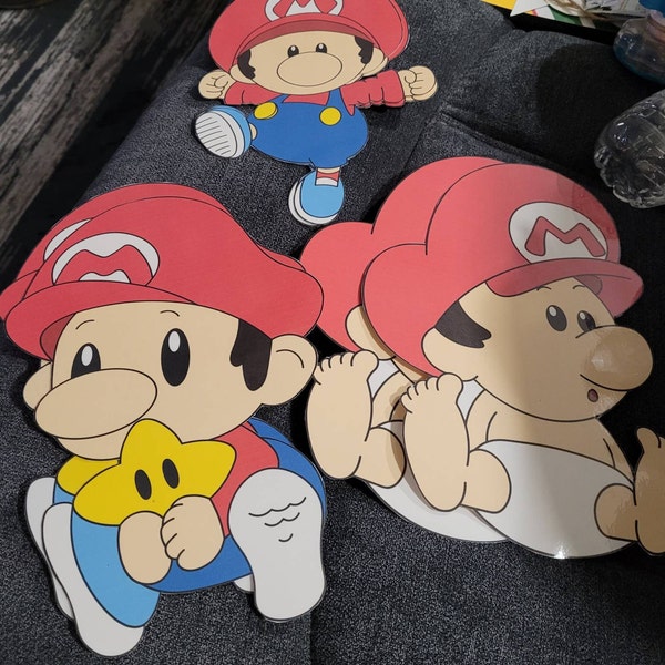 Clipart, Baby Shower, Baby Mario Svg, Mario Svg, Baby, Boy Svg, Blue ...