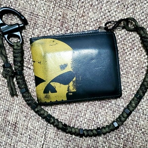 Black EDC Wallet Chain Style Lanyard - Etsy