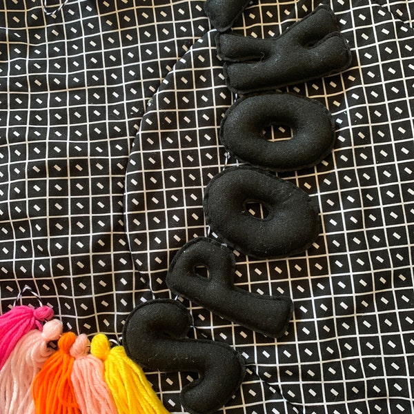 Individual Stuffed Felt Letters and Numbers to Spell Phrases or Names ...