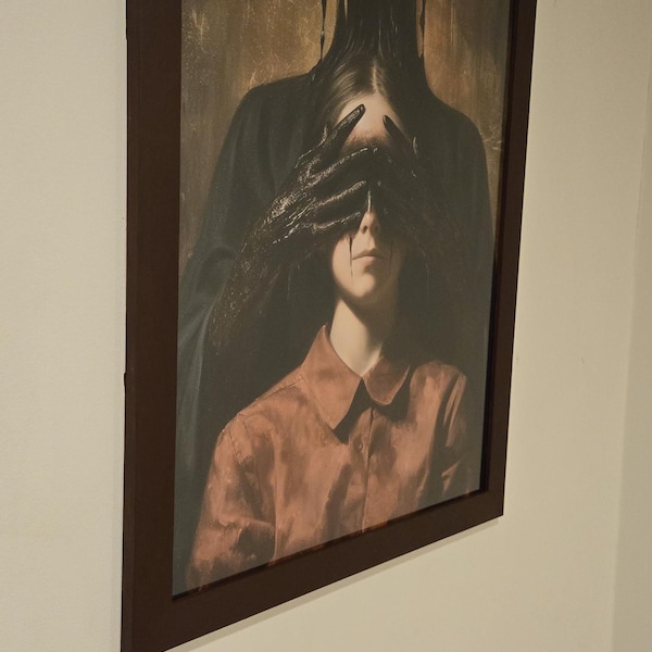 Satan Poster | Devil Art Print, Horror Art, Occult Prints, Creepy ...