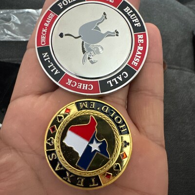 Silver Horseshoe Lucky Suited Heavy Poker Card Guard Hand Protector New ...