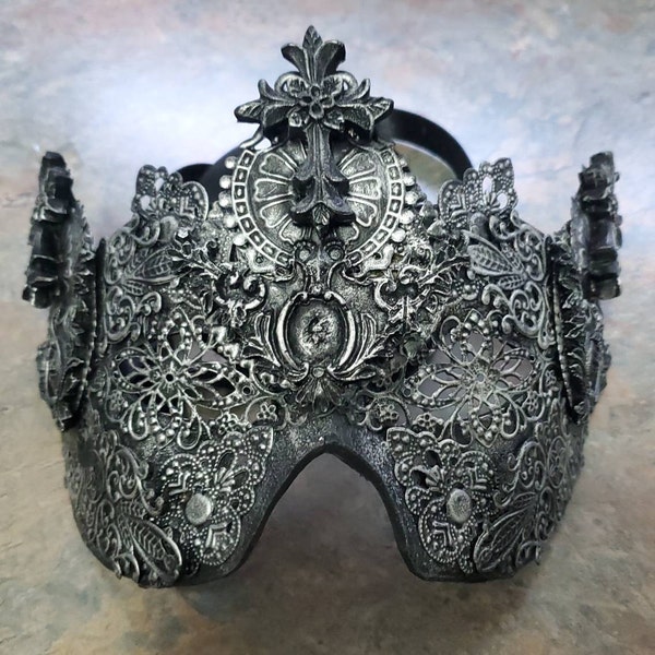 Gothic Blind Masquerade Mask, Dark Academia Mask, Halloween Mask, Masks ...