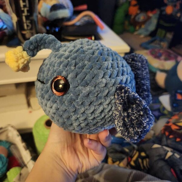 Auggie the Angler Fish - Etsy