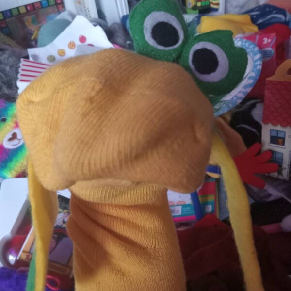 Monarch Butterfly Sock Puppet. Professionally Sewn, Handmade, Couture ...