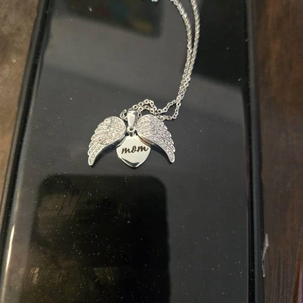 Personalized Hidden Name Guardian Angel Wings Necklace • Wings Name ...