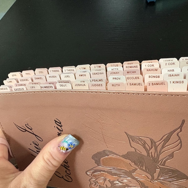 Melted - Rose Gold Foil Bible Tabs - Bible Journaling - Bible ...