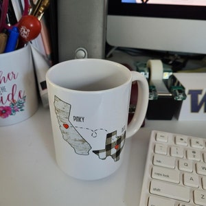 Long Distance Mug Friend Moving States Mug for Friend Long Distance ...