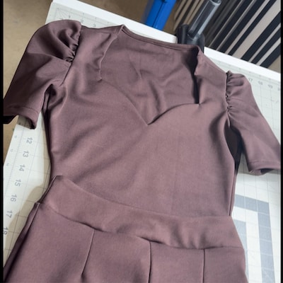 Ruched Bust Strapless Top Pattern, Stretch Top Sewing Pattern, Summer ...