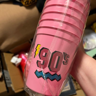 90s Party Cups 90s Party Decorations, 90s Bachelorette Party, 90s ...