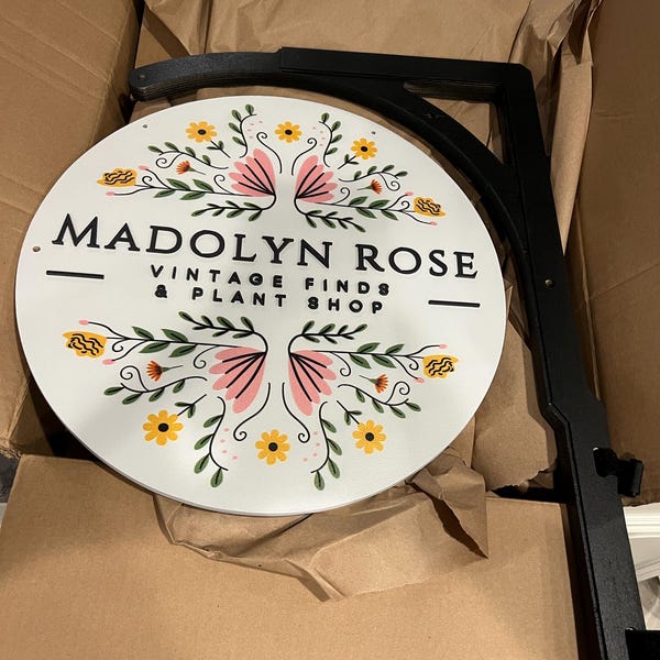 Magnetic Custom Wood Sign, Business Logo Sign, 3D Sign, Commercial Sign ...