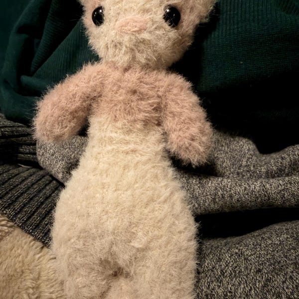 Crochet Pocket Sized Animals With Weighted Body Stuffed Plush *made to ...