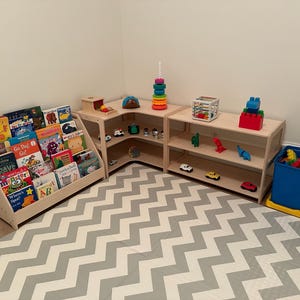 Small Montessori Bookshelf, Kid Bookshelf, Toddler Bookshelf ...