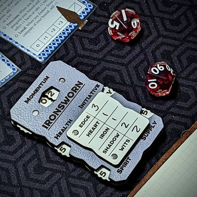 Ironsworn RPG Character Stats Tracker - Etsy
