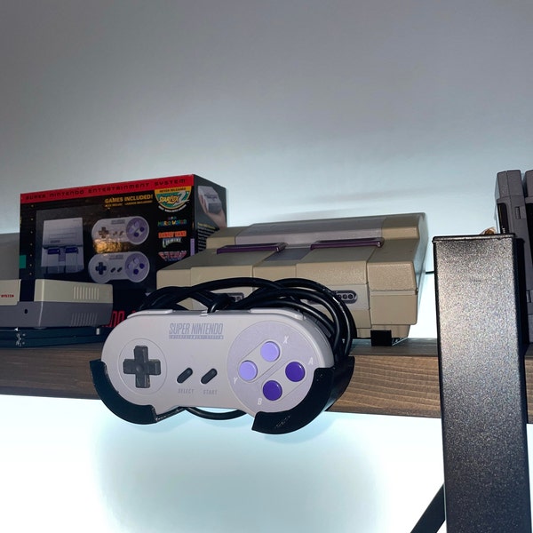 SNES Corded Controller Wall Mount - Etsy