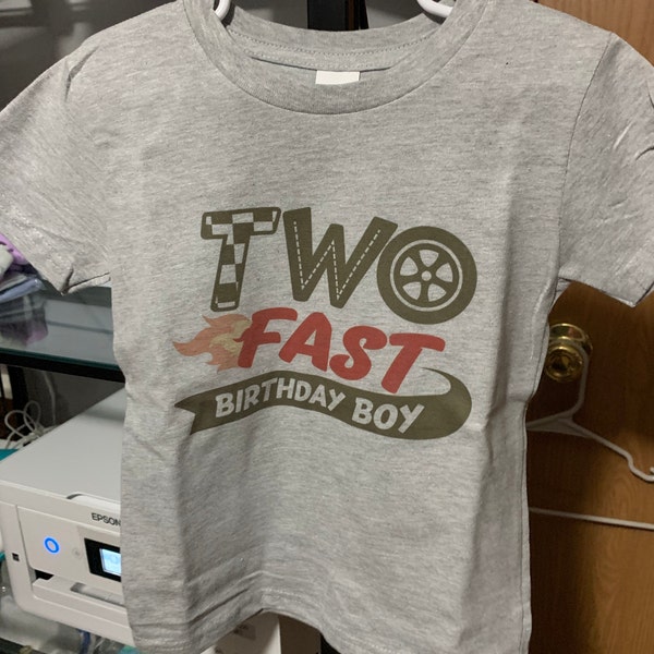 Two Fast Birthday Boy SVG PNG Cut File, Race Car Birthday 2 ...