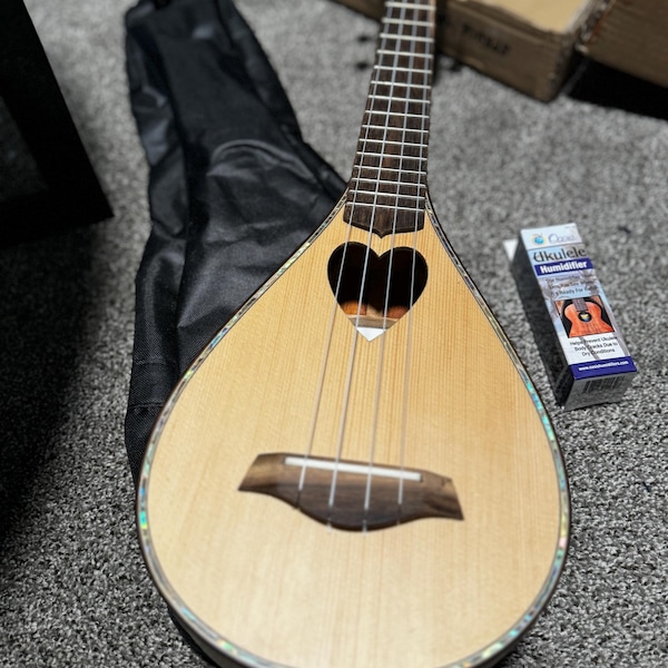 Ukulele Concerto Teardrop (bamboo) - Concert, Hand-crafted, Hand-made ...