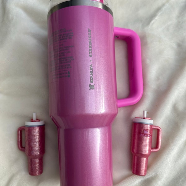 Miniature Valentine Stanley Tumbler Keychain | Chapstick Holder - Etsy