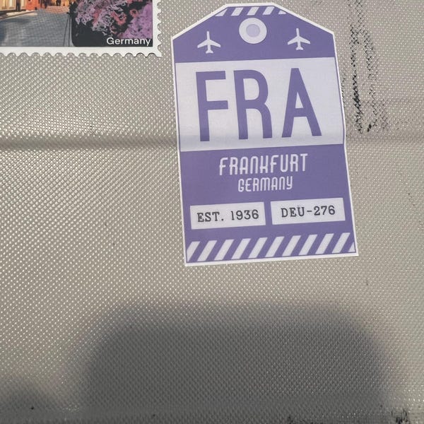 LGA New York City Luggage Tag Sticker / Airport Code Baggage Decal ...