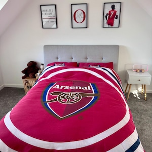 Set of Three Personalised Arsenal Wall Prints | Football Prints | - Etsy UK