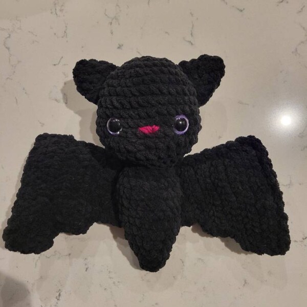 PATTERN: Plush Binx the Bat Pattern - Amigurumi Chunky Bat Pattern ...