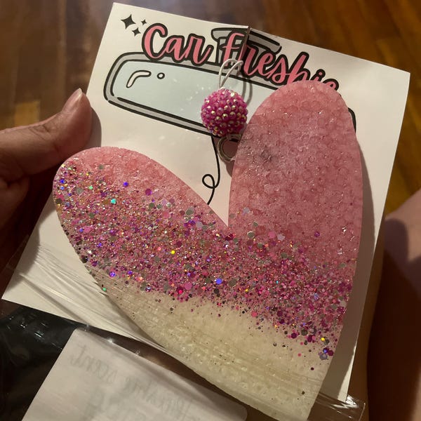 Customizable Heart. Tooled Leather Freshie Heart Freshie. Car Freshner ...