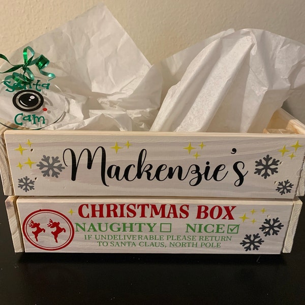 Christmas Eve Crate Svg, Png Dxf Eps Jpg, Xmas Bundle Designs, Reindeer ...