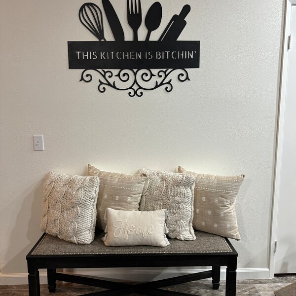 Kitchen Gifts, Custom Metal Sign for Kitchen, Personalized Kitchen ...