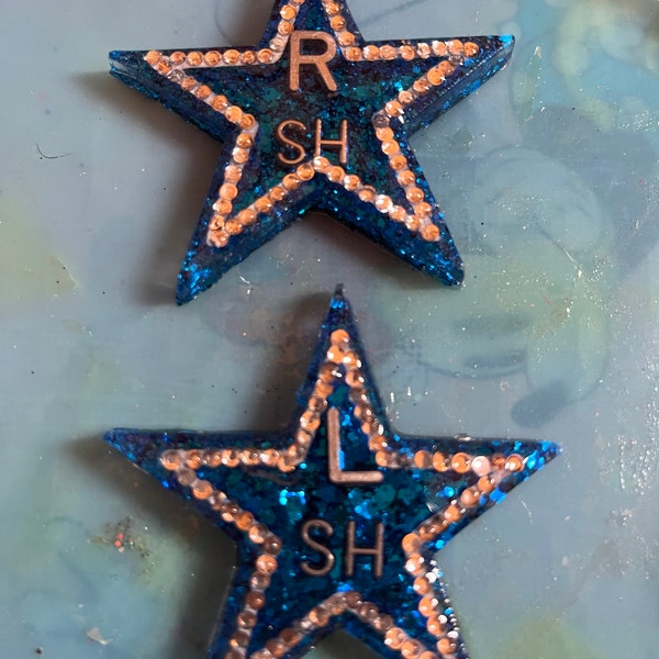 Set of 10 R and L Lead Letters for X-ray Markers - Unmounted Flat Face ...