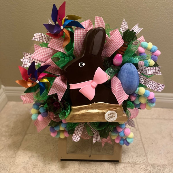 Giant Fake Chocolate Bunny, Easter Decoration, Photo Prop, Wreath ...