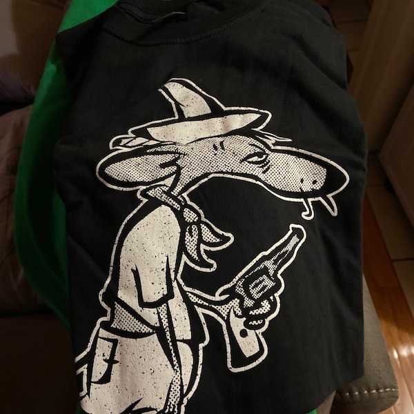 Strapped Slowpoke Rodriguez on Black Tee - Etsy
