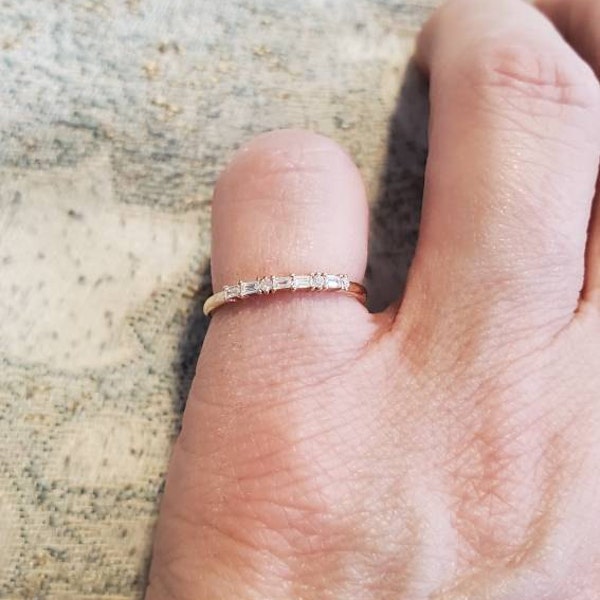 Custom Mors Code Diamond Ring in 14K Solid Gold/ Morse Code Name Ring ...