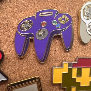 SNES Controller 1.5 Hard Enamel Lapel Pin - Etsy