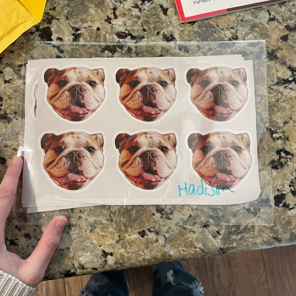 Custom Face Stickers - Personalized Face Stickers - Baby Stickers ...