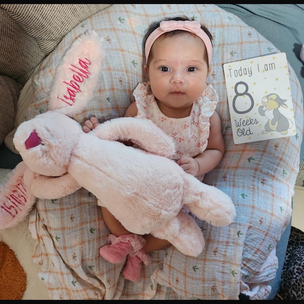 Wooden Bunny Piggy Bank, Custom Name Piggy Bank, Easter Gift for Kids ...