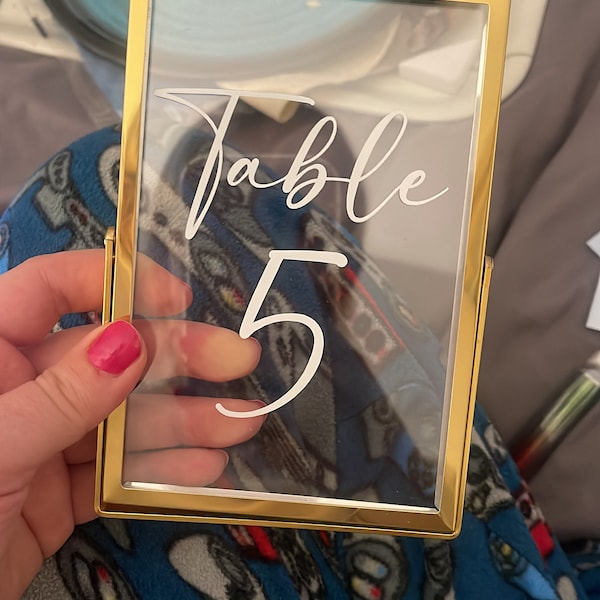 Table Numbers | Table Number Stickers | Wedding Table Number Stickers ...