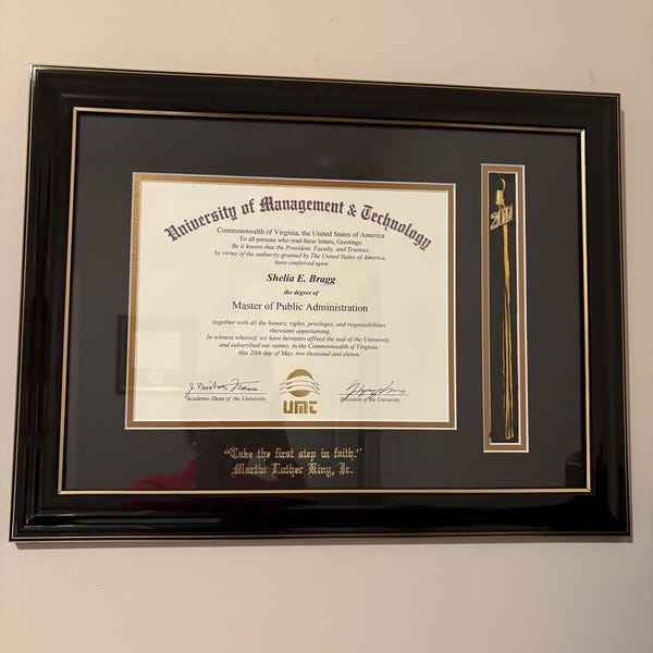 Custom Double Diploma Frame - Etsy