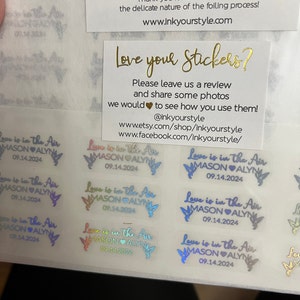 Personalized Real Foil Wedding Tic Tac® Labels/wedding Favor Labels/tic ...