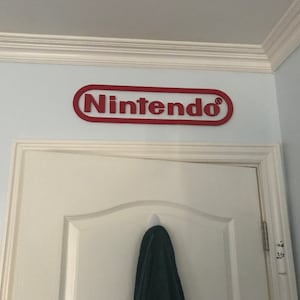 2ft or 4ft HUGE Nintendo Nintendo Switch Video Game Logo Sign man Cave ...