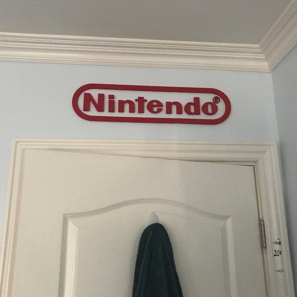 2ft or 4ft HUGE Nintendo Nintendo Switch Video Game Logo Sign (man Cave ...