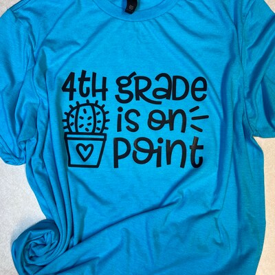 4th Grade is on Point Svg, Fourth Grade is on Point Svg, 4th Grade Svg ...
