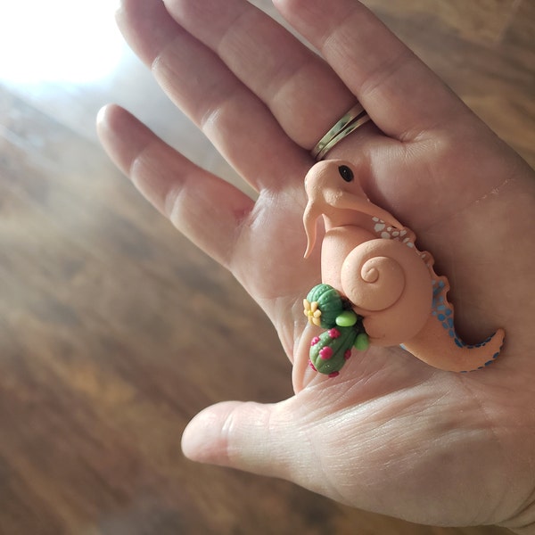 Yellow Chubby Lemon Shark Figurine lem Polymer Clay Sculpture, Ocean ...