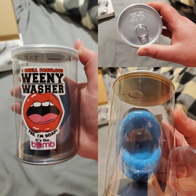 1 Weeny Weenie Washer Pink Weiner Cleaner Gag Gift Man Novelty Soap Aka ...